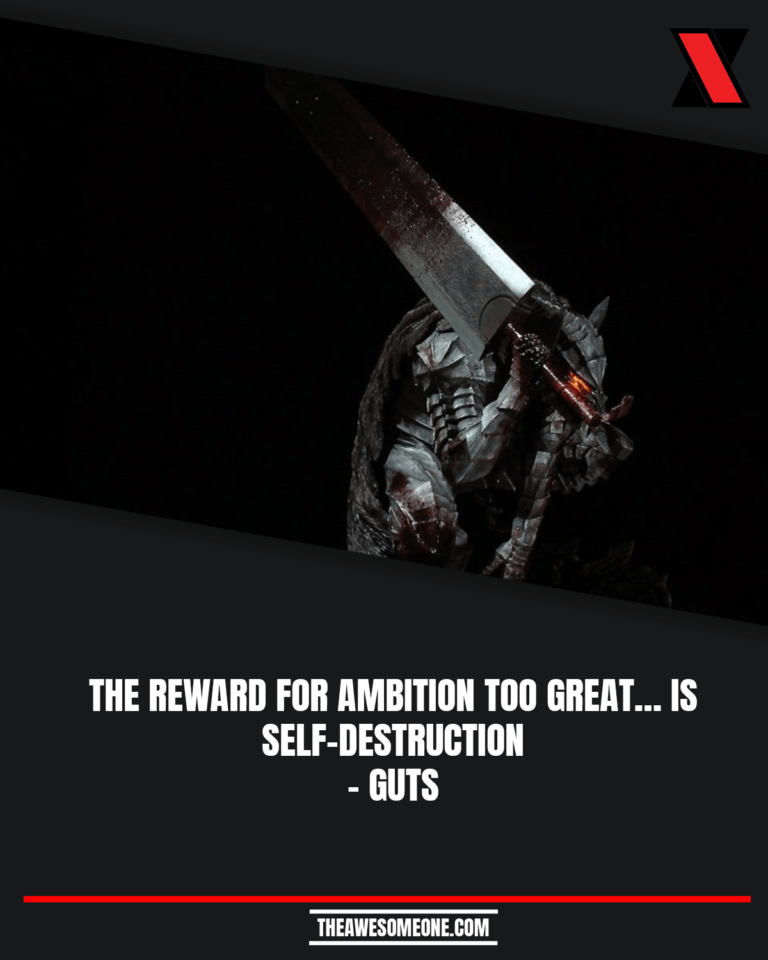 19 Powerful Berserk Quotes About Life • The Awesome One