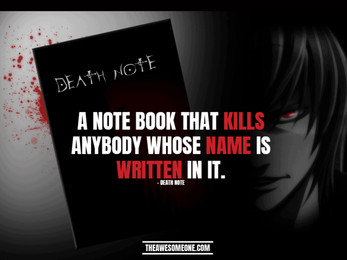 39 Death Note Quotes That Are Between Light & Darkness • The Awesome One
